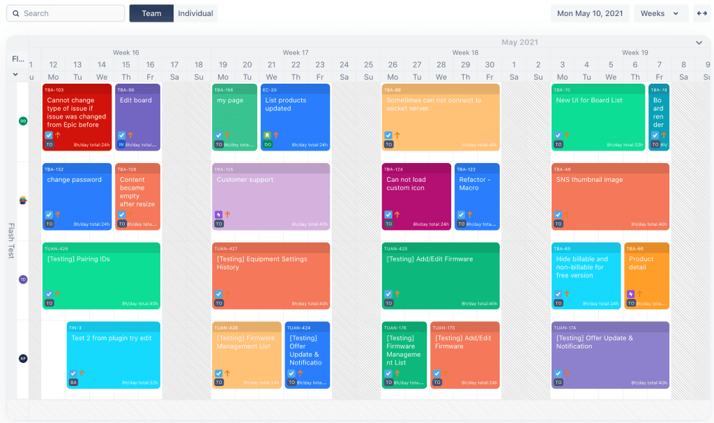 TeamBoard TimePlanner for Jira | Jira Time Tracking