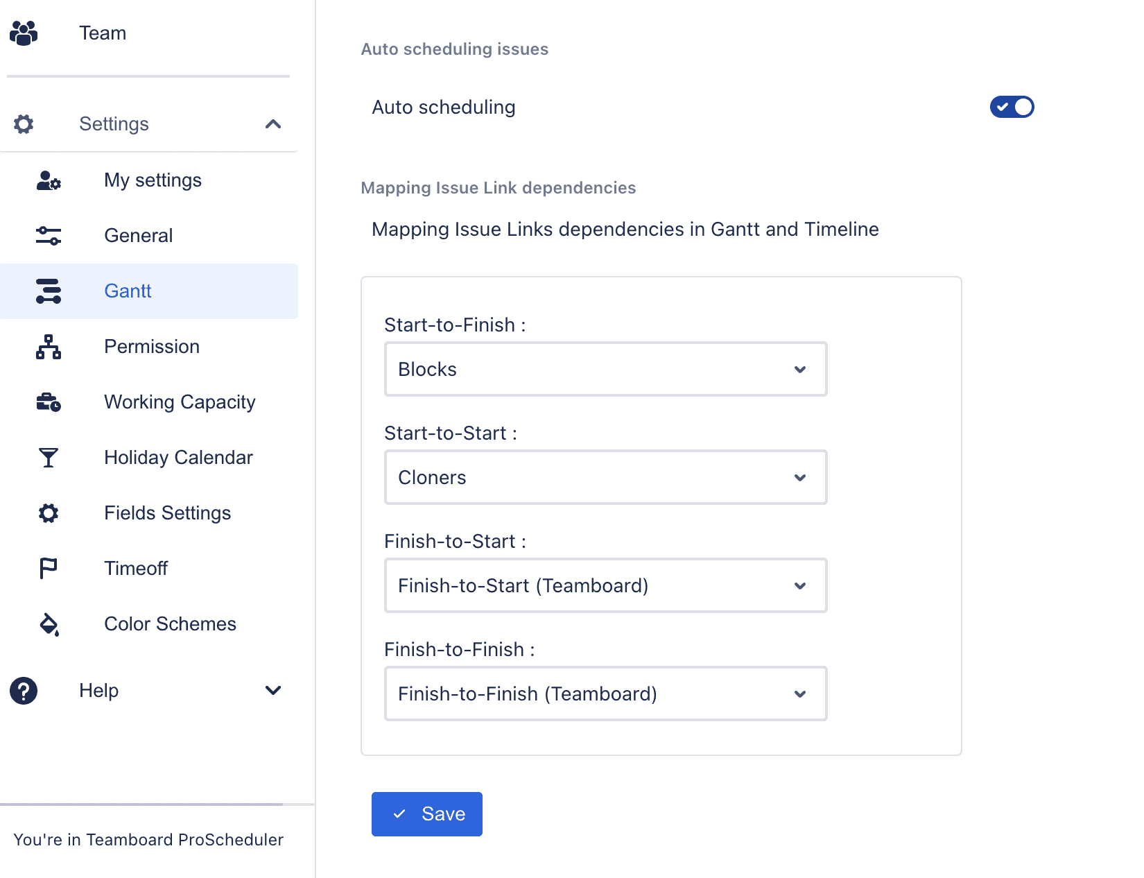 Dependencies in Jira and manage linked issue in Gantt View