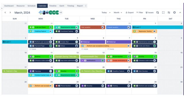 Project/Portfolio Timeline - TeamBoard - Resource planning, project management and Gantt Chart ...
