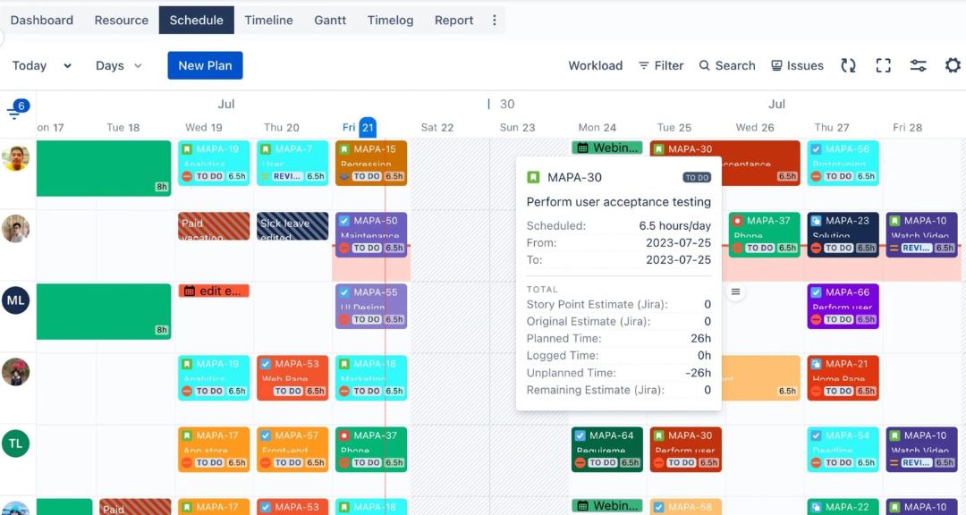 Project Management for Jira - TeamBoard - Resource planning, project ... Project Management for Jira - TeamBoard - Resource planning, project ...