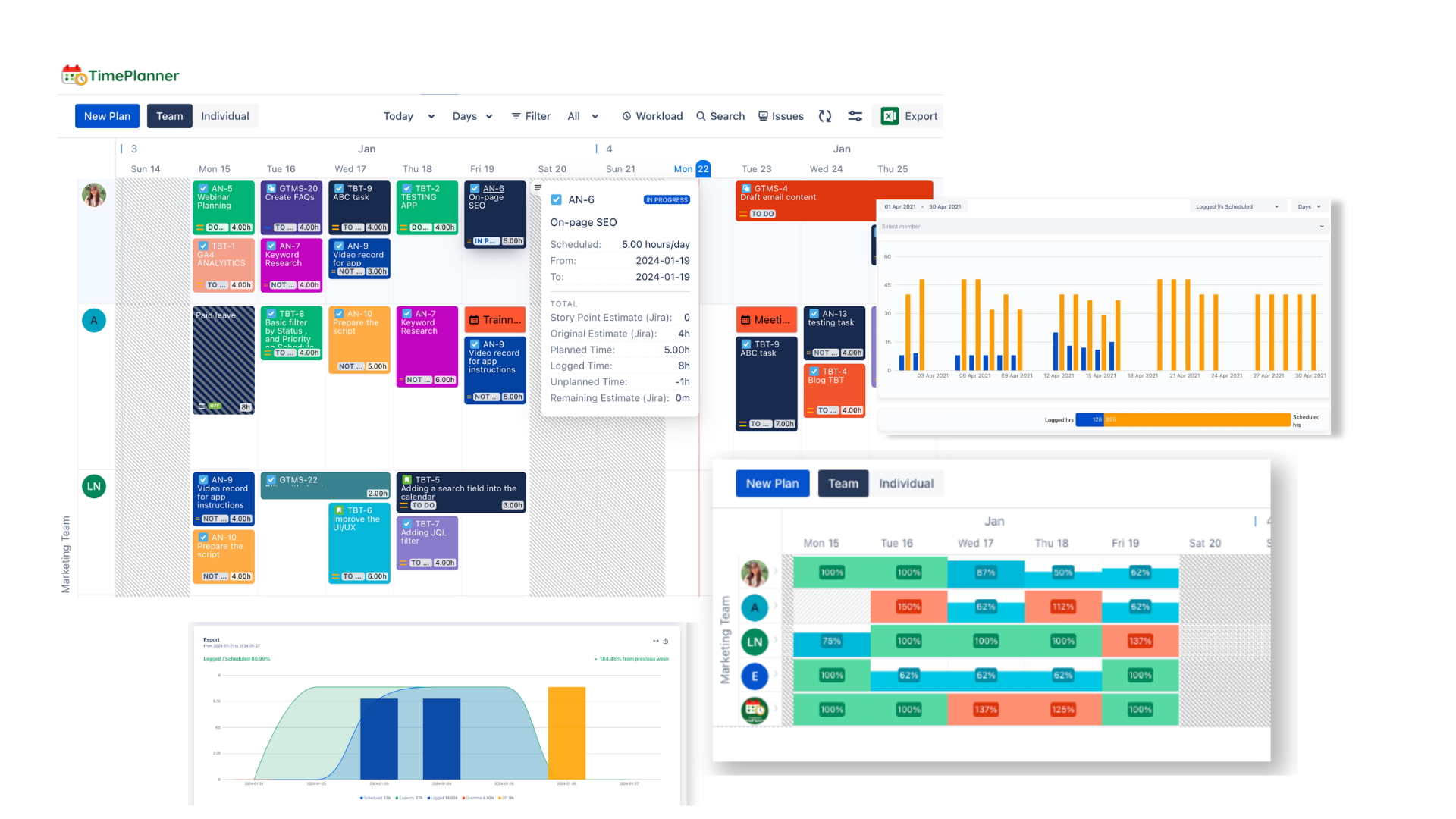 TimePlanner Features - TeamBoard - Resource planning, project management and Gantt Chart for ...
