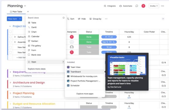 How to Manage Resource Workload in monday.com - TeamBoard - Resource ...