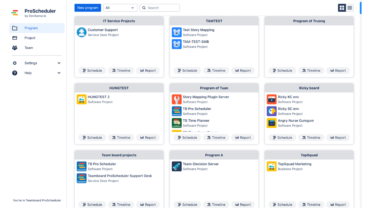 Manage multiple projects and programs in Jira with... - Atlassian Community