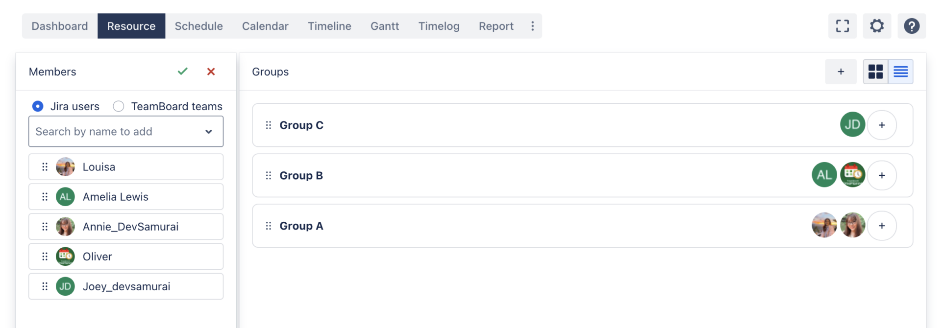 Task Planning with Schedule Board in Jira