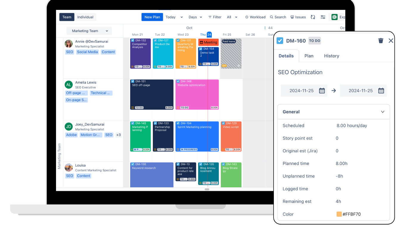 TeamBoard TimePlanner for Jira | Time Tracking & Timesheets