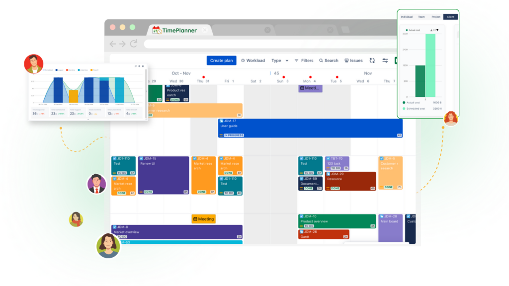 TeamBoard TimePlanner for Jira | Time Tracking & Timesheets